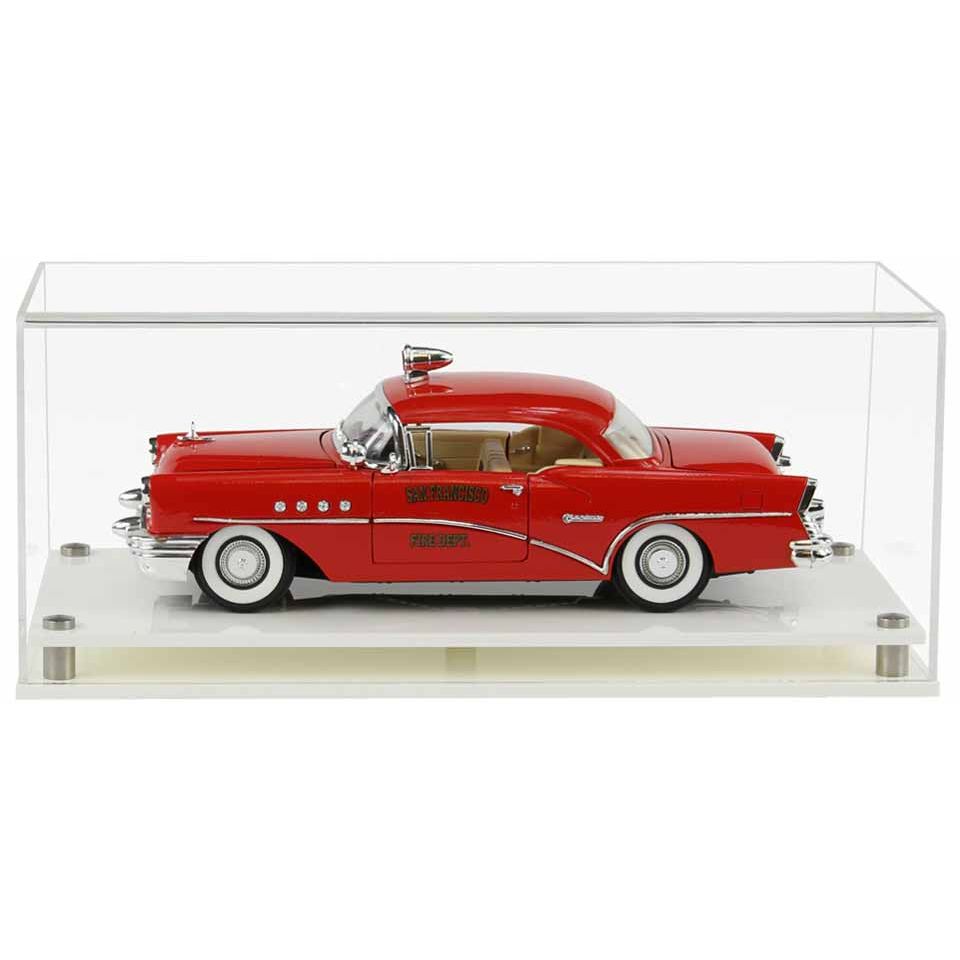 1:18 Scale Model Car Display Case with a Modern Base, Choice of Base C ...