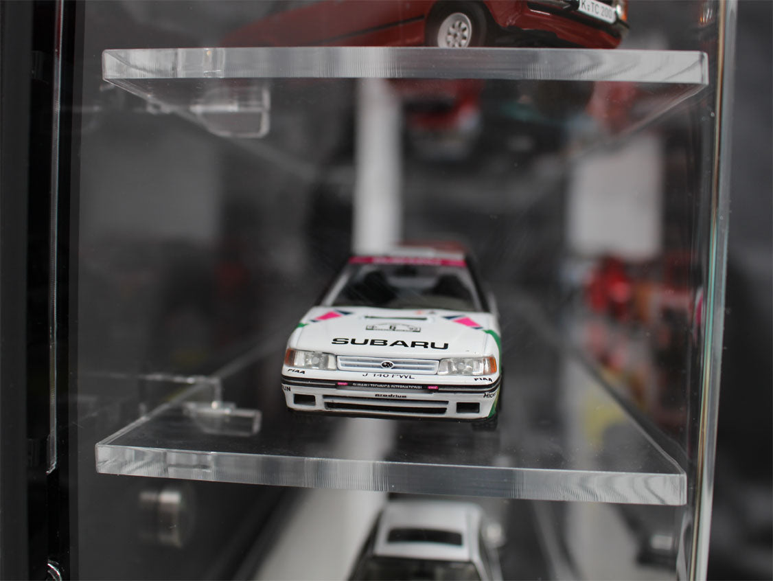 1:43 Scale Model Car Wall Display Case (4 Shelf) – Model Display Cases